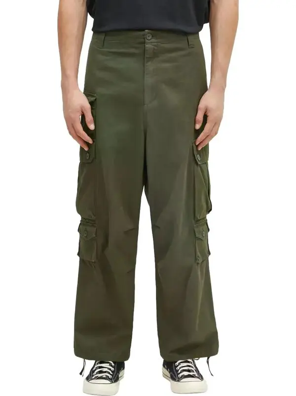 Carhartt Work In Progress Buttoned Cargo Trousers - Green