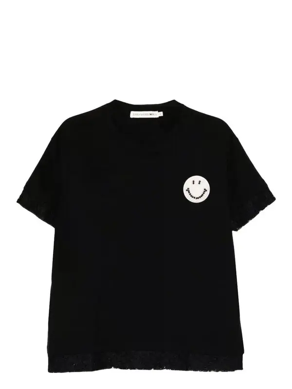 Joshua Sanders Smile-embossed T-shirt - Black