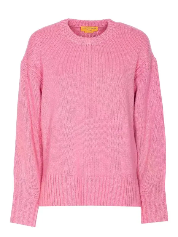 Guest In Residence Cozy Crew-neck Sweater - Pink