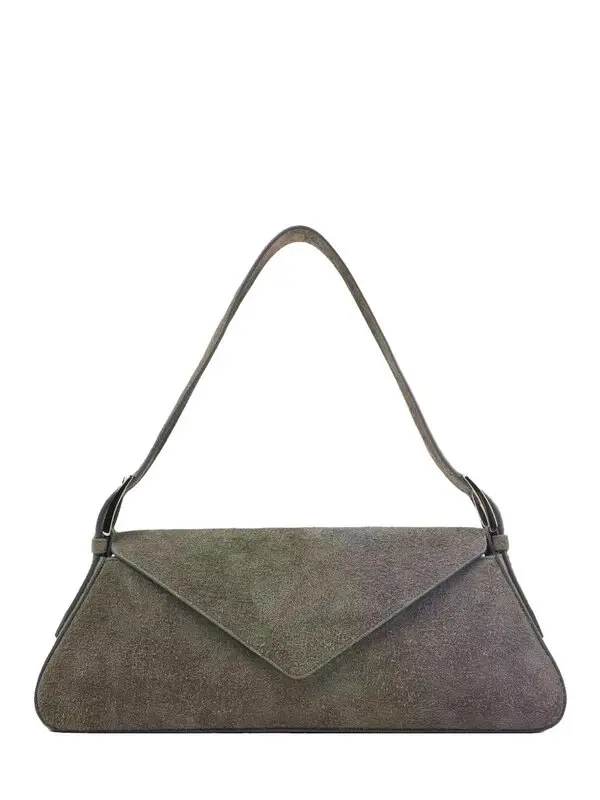Camper Suede Shoulder Bag - Grey