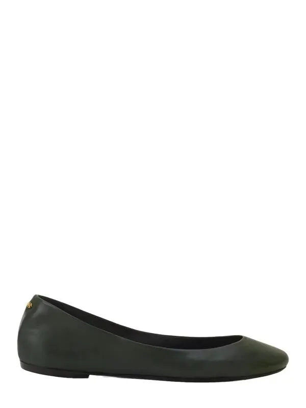 LANVIN Leather Ballet Flats - Green