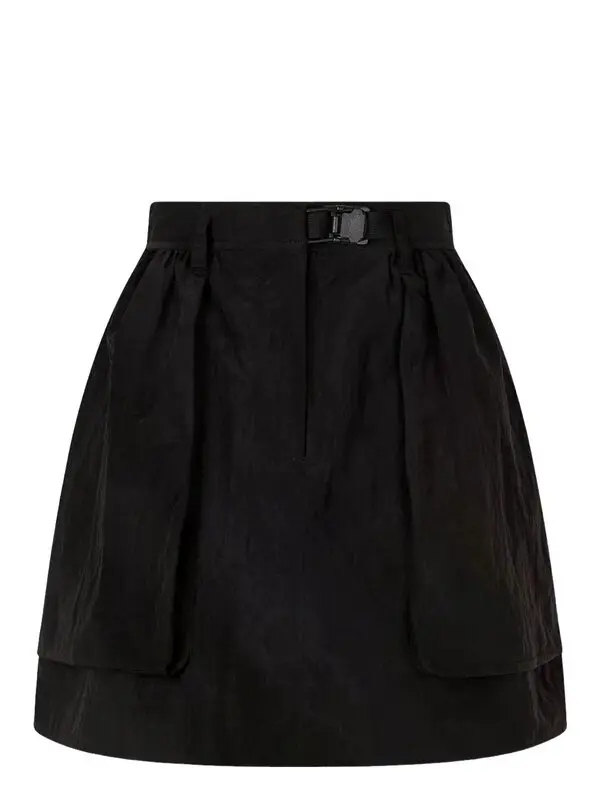 STUDIO TOMBOY Buckle Fastening Pocket Mini Skirt - Black