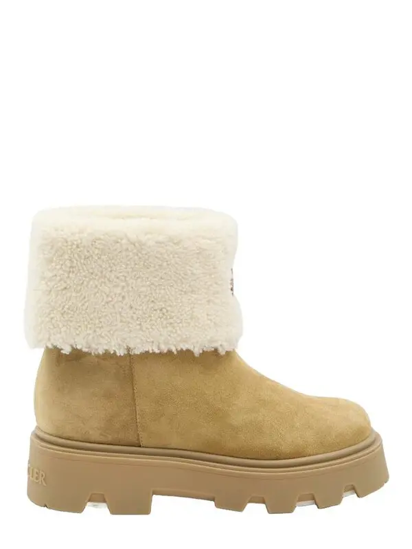 Moncler Aurea Mid Boots - Beige