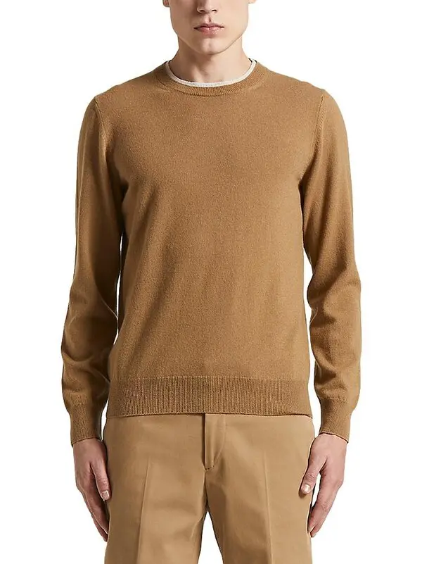 Peserico Crewneck Wool And Cashmere Sweater - Dirt Path