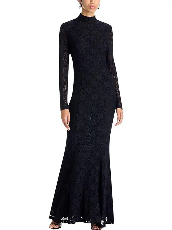 Bardot Harlyn Lace Maxi Dress - Black