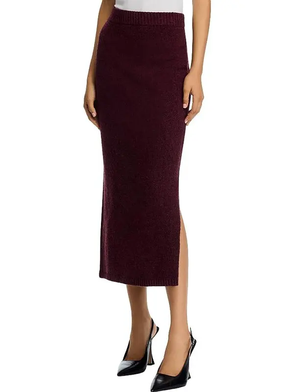 Steve Madden Remy Midi Skirt - Wine