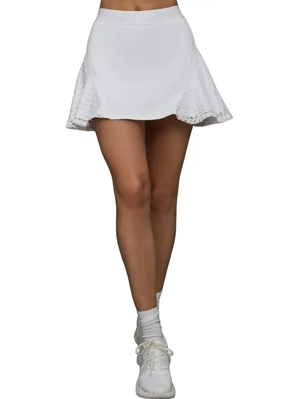 MICHI Merletto Skirt - White
