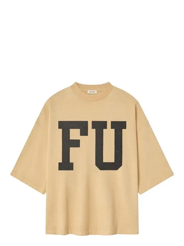 Fear Of God Relaxed Fu Tee Haze - Gold
