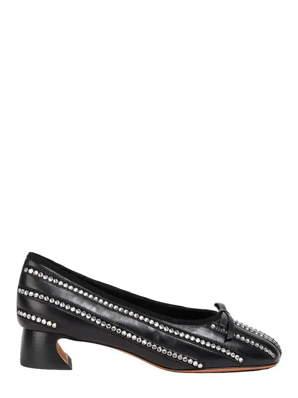 3.1 Phillip Lim Id Soft Crystal-embellished Leather Pumps - Black