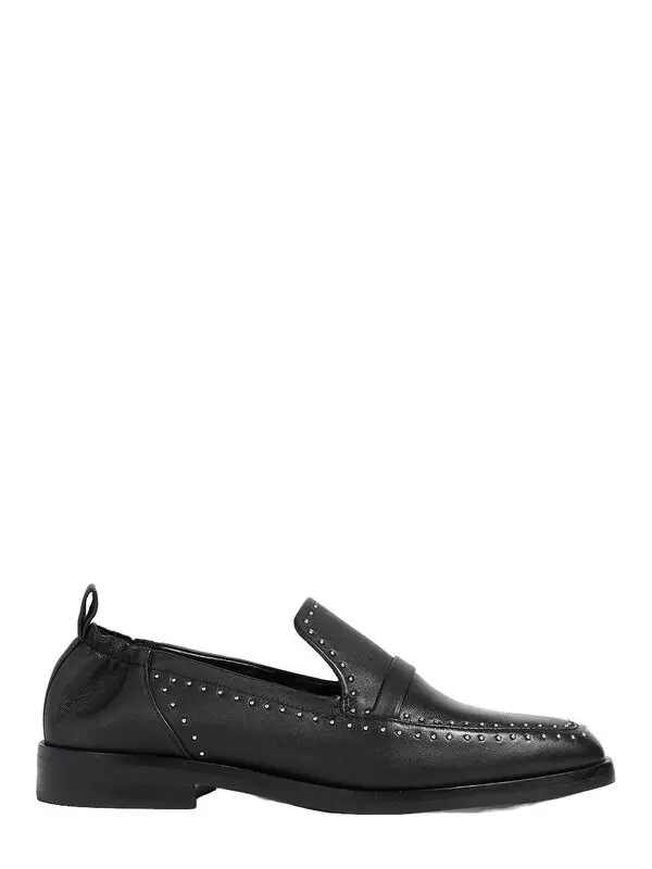 3.1 Phillip Lim Alexa Studded Leather Loafers - Black
