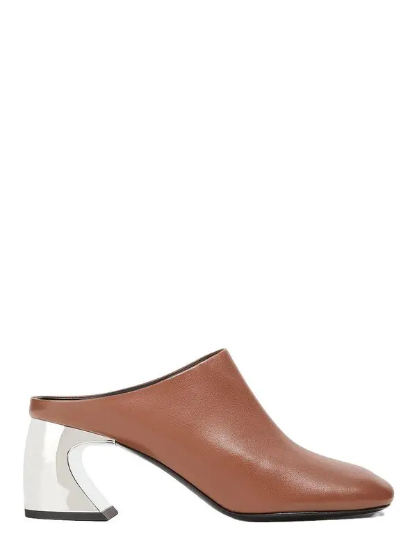 3.1 Phillip Lim Id Leather Mules - Light Brown