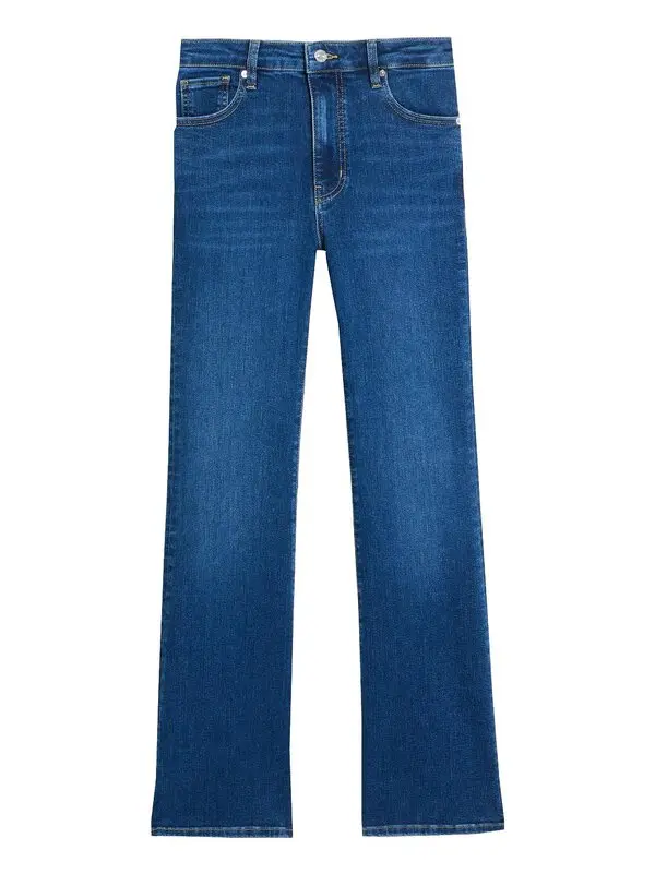 FRAME The Pixie Reboot High-rise Bootcut Jeans - Mid Denim