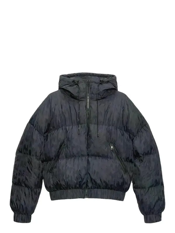 MSGM Hooded Puffer Jacket - Black