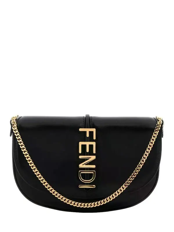 Fendi Graphy Cross Body Bag - Black