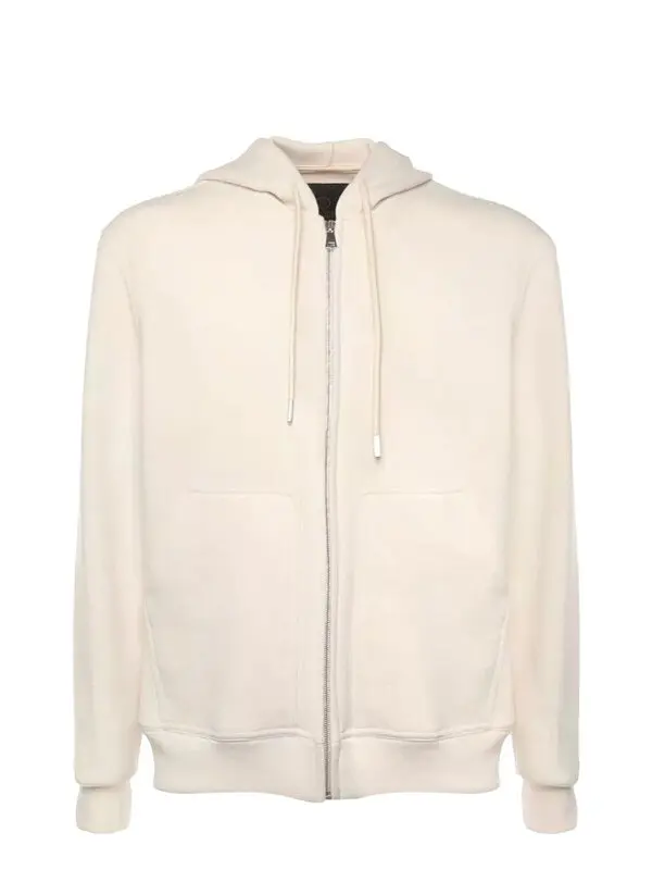 GIULIANO GALIANO Zip-up Hoodie - White