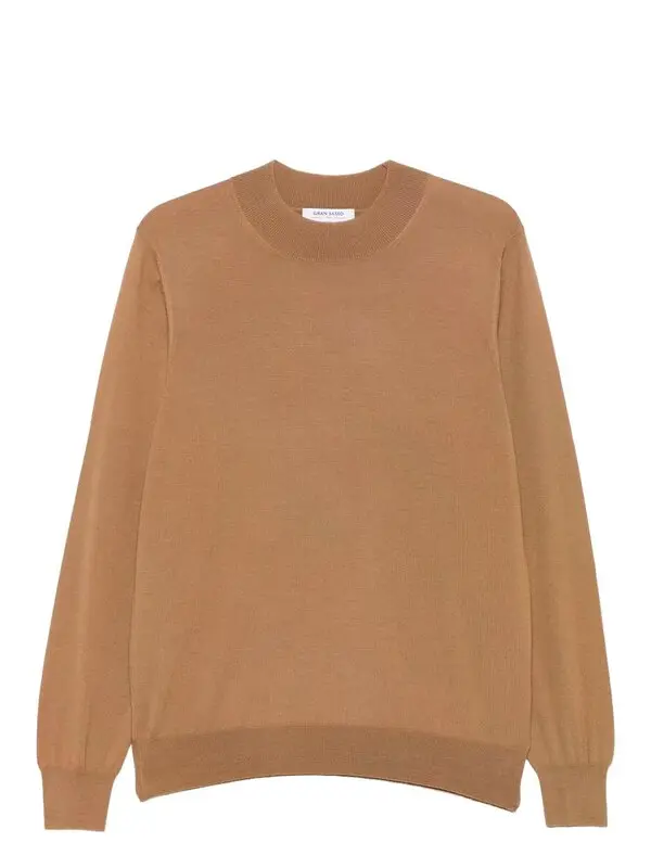 GRAN SASSO Crew-neck Sweater - Brown