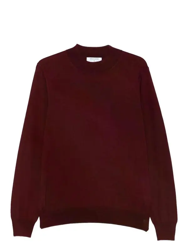 GRAN SASSO Button-shoulder Sweater - Red