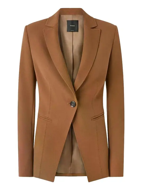 Pinko Granaglie Single-breasted Jacket - Brown