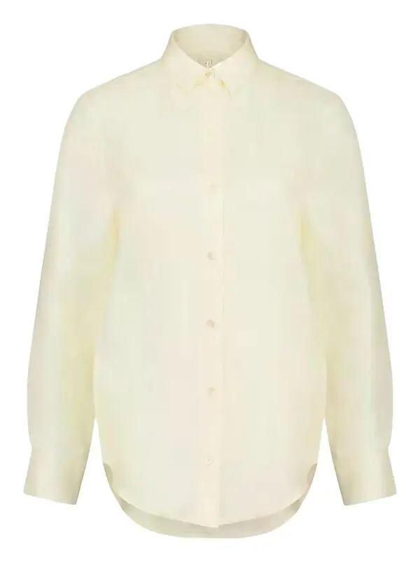 PAULA Long-sleeve Silk Shirt - Neutrals