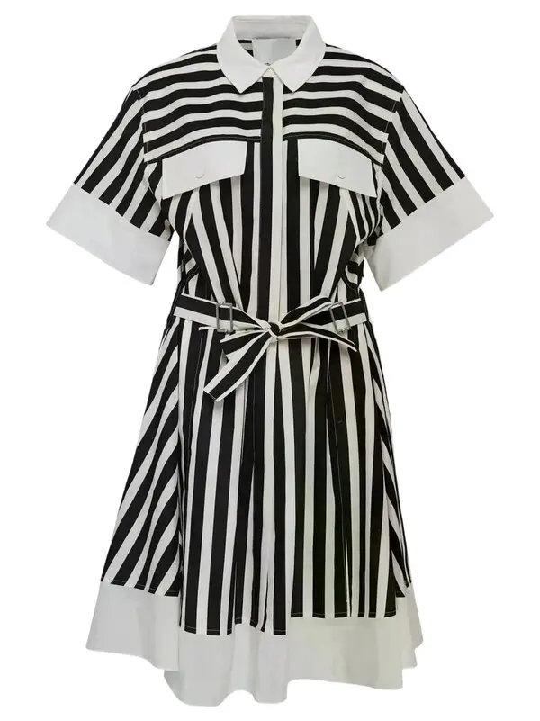 3.1 Phillip Lim Striped Shirt Dress - White
