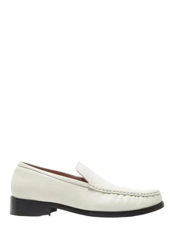 Acne Studios Leather Loafers - White