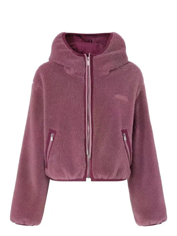 Pinko Hooded Zip Top - Purple