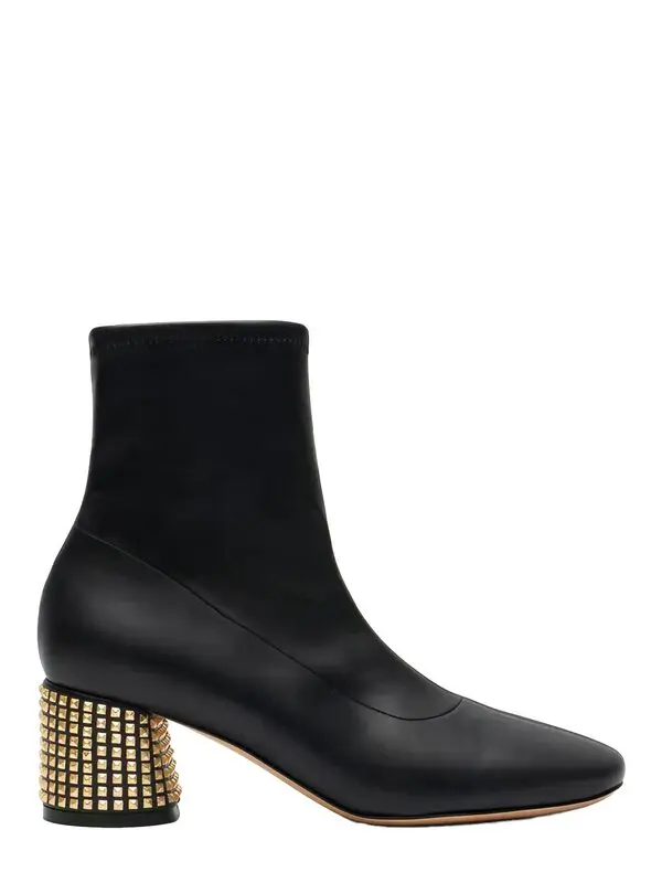 Casadei 50mm Leather Ankle Boots - Black