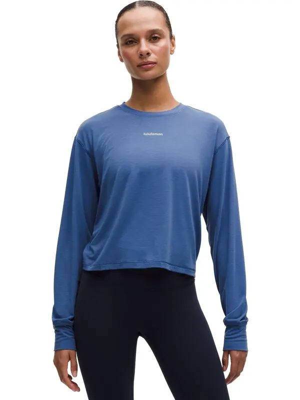 Lululemon Jersey Training Long-sleeve Shirt - Brilliant Blue