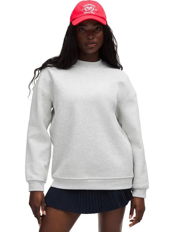 Lululemon Oversized Pullover - Heathered Core Ultra Light Grey