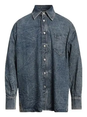 MAISON MARGIELA Denim Shirt Size Cotton - Blue