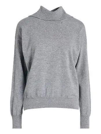 Peserico Turtleneck Knit Top - Grey