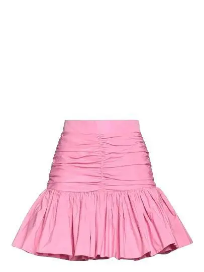 Patou Flared Taffeta Mini Skirt - Pink