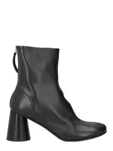 HALMANERA Leather Ankle Boots - Black