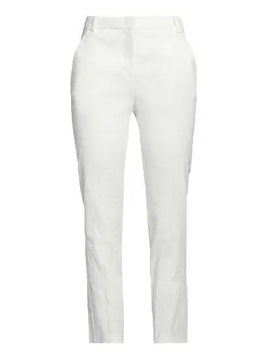 Pinko Tapered Linen-blend Pants - White