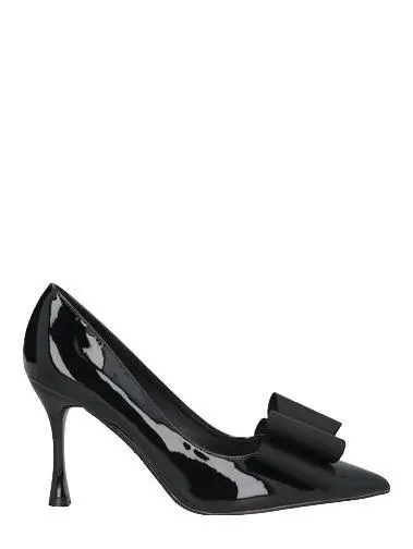 TWENTY FOUR HAITCH Pointed-toe Pumps With Bow Detailing - Black