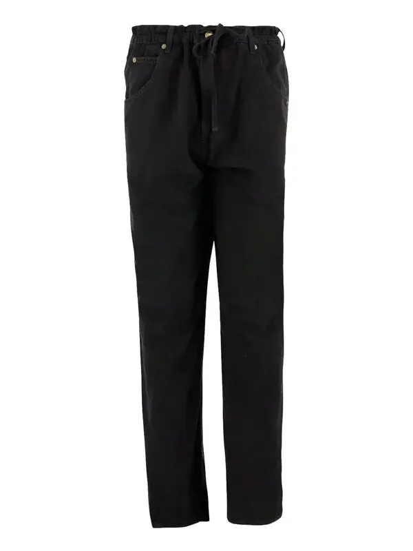 DARKPARK Straight Trousers - Black