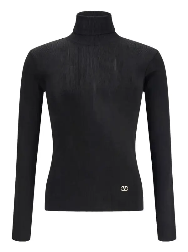 Valentino Garavani Roll-neck Sweater - Black