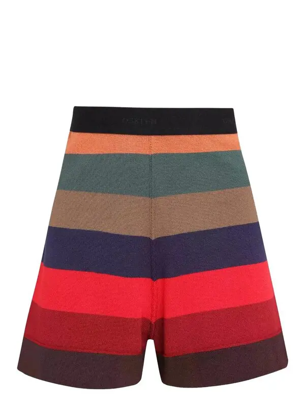 OSKLEN Striped Shorts - Brown