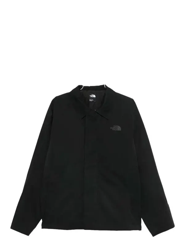 The North Face Quilted Snap-button Jacket - Black