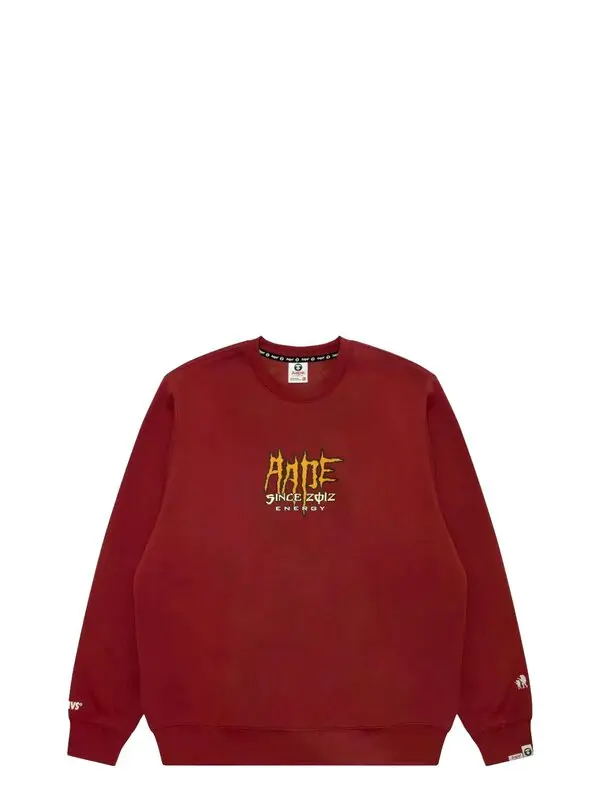 AAPE BY *A BATHING APE® Crew-neck Sweatshirt - Red