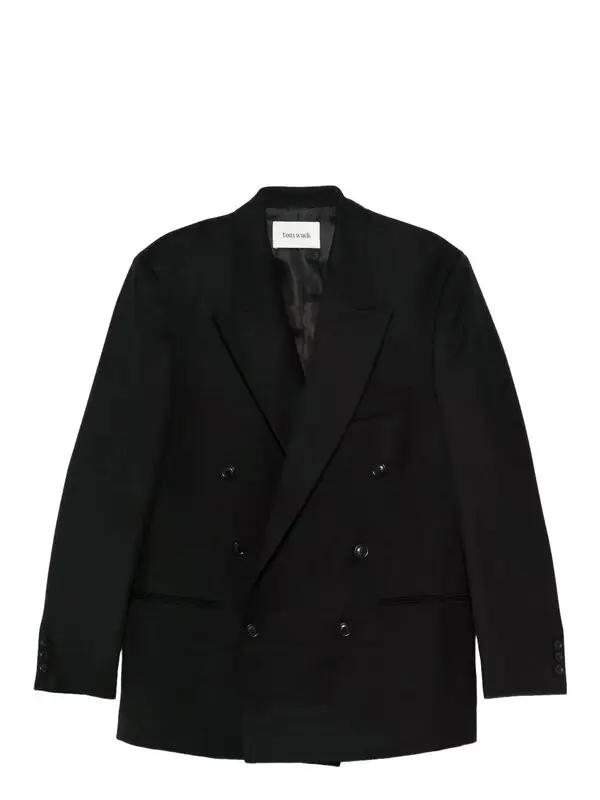 TONYWACK Double-breasted Jacket - Black