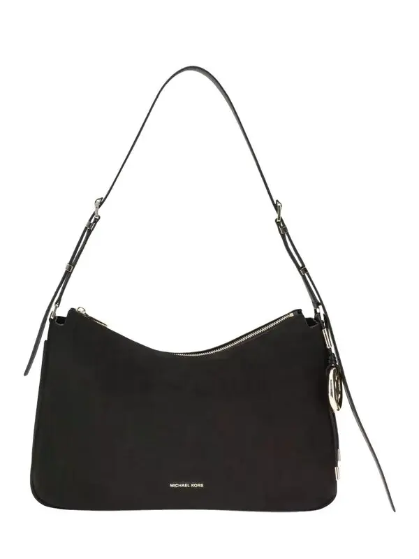 Michael Kors Logo-charm Shoulder Bag - Black