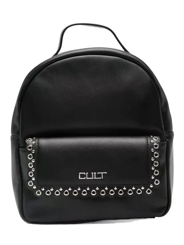 CULT Studded Leather Backpack - Black