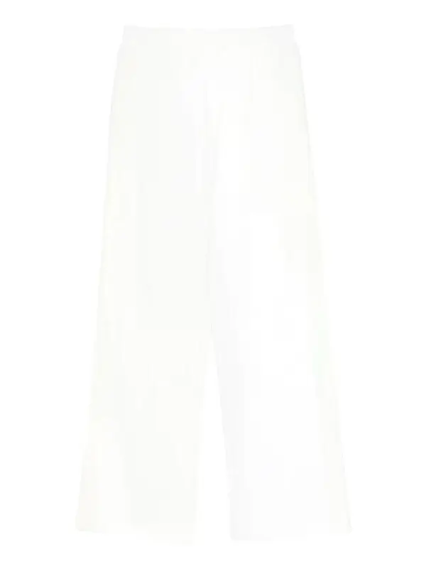 TWINSET Elasticated-waist Wide Leg Pants - White