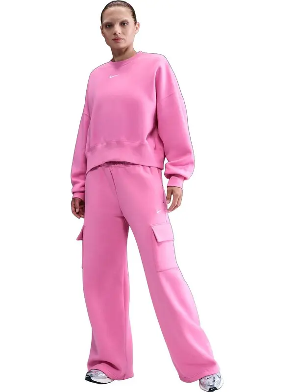 Nike Sportswear Phoenix Fleece Cargo Sweatpants - Pink