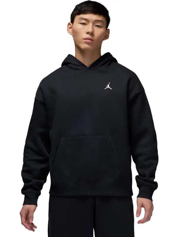 JORDAN Brooklyn Fleece Oversized Pullover Hoodie - Black