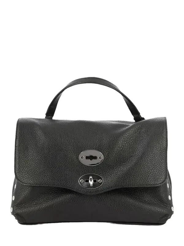 ZANELLATO Postina Small Leather Tote - Black