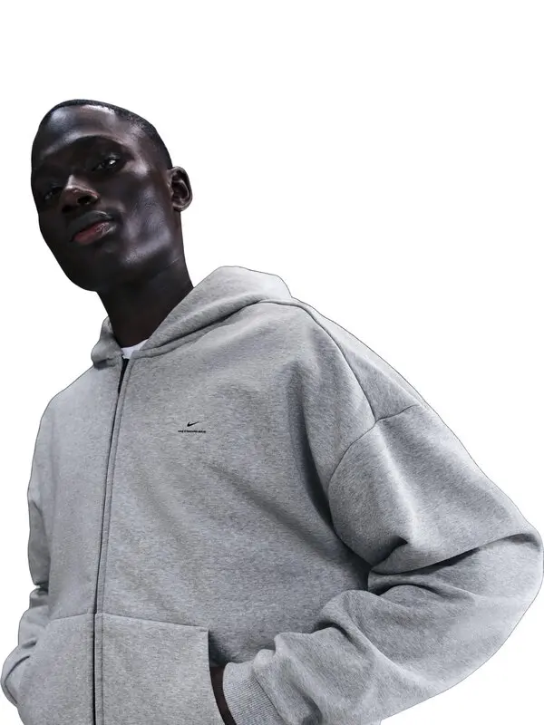 Nike Standard Issue Therma-fit Full-zip Basketball Hoodie - Grey
