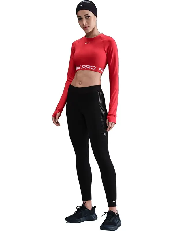 Nike Pro Mid-rise Full-length Leggings - Black