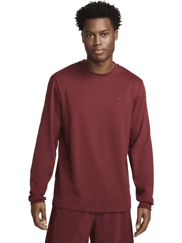 Nike Dri-fit Long-sleeve Versatile Top - Red